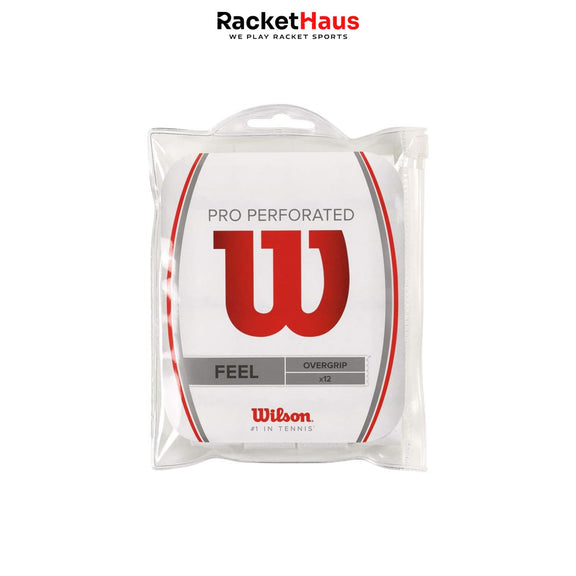 Wilson Pro Overgrip Perforated - 12 pack – RacketHaus
