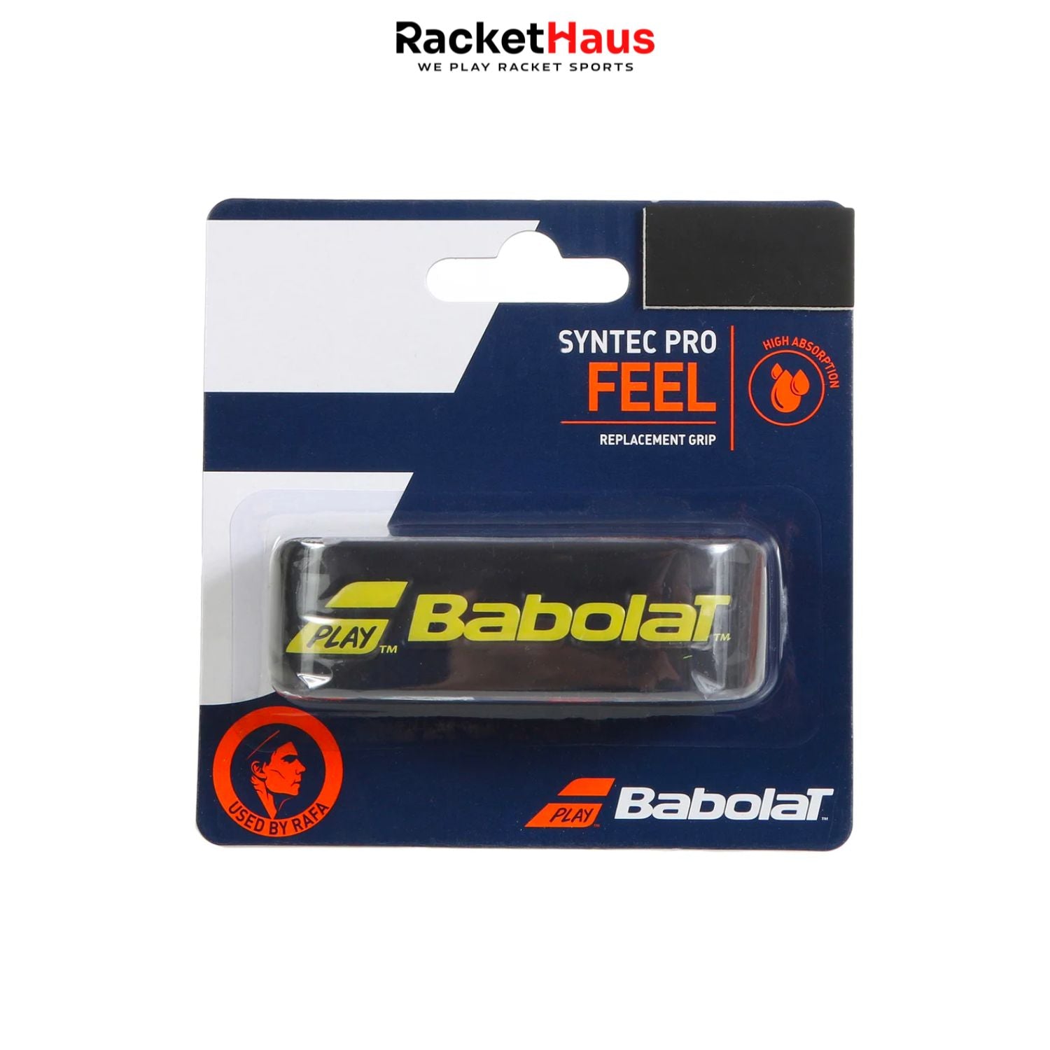 Babolat Syntec Pro Replacement Grip - Black – RacketHaus