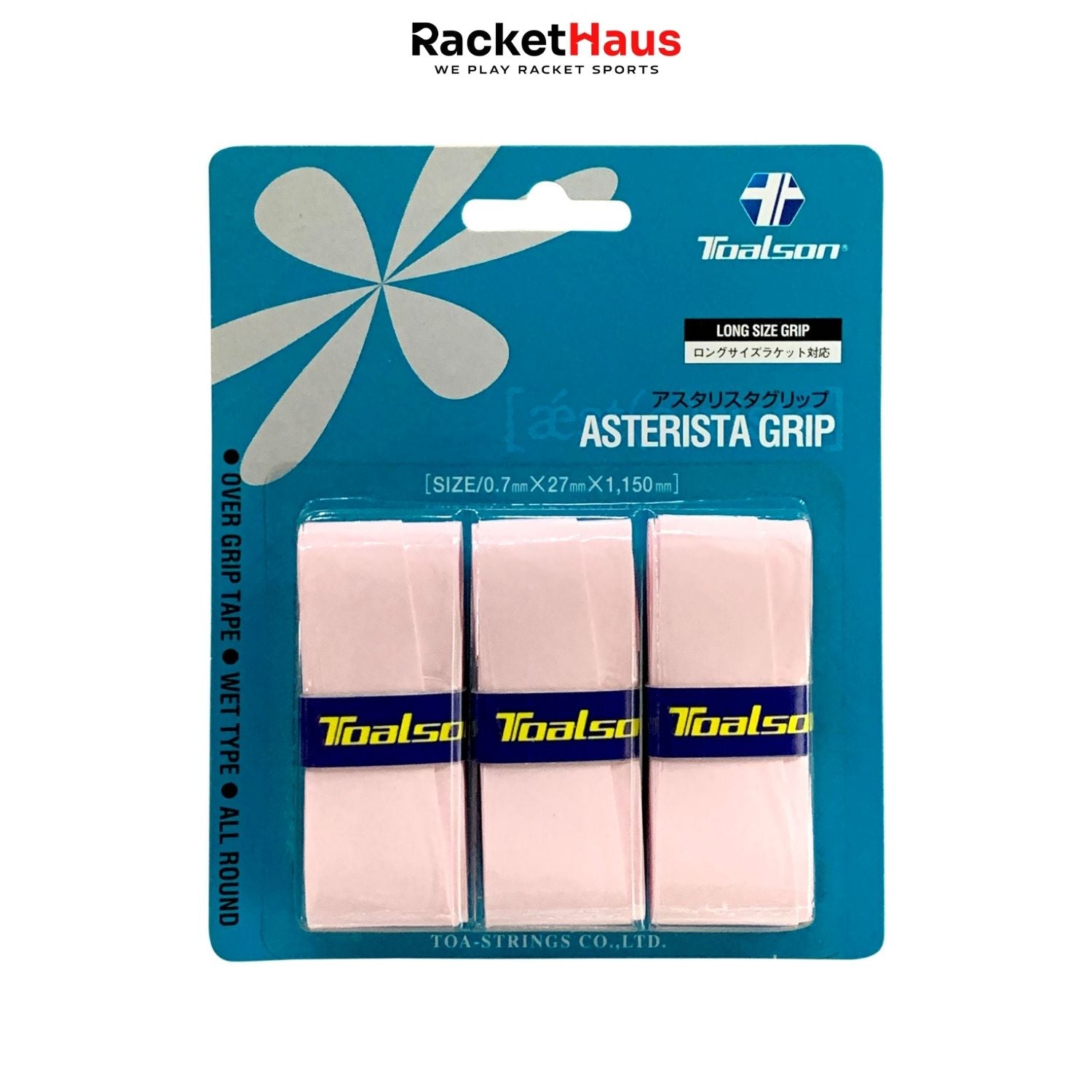 Toalson Asterisk Overgrip – RacketHaus